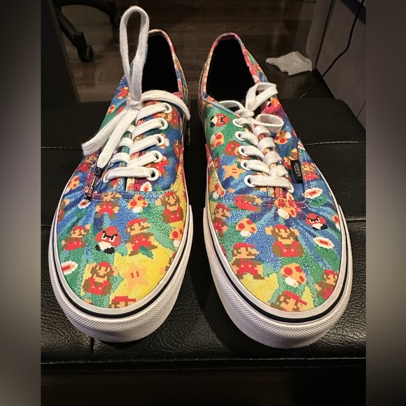 Vans | Shoes | Vans Authentic X Nintendo Super Mario Bros Tiedye New 25 ...